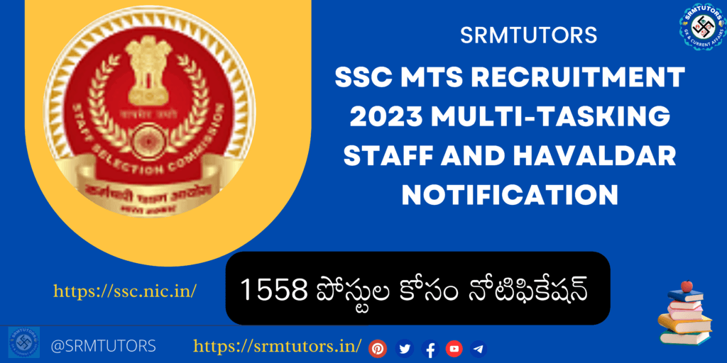 SSC MTS Recruitment 2023 Multi-Tasking Staff and Havaldar Notification ...