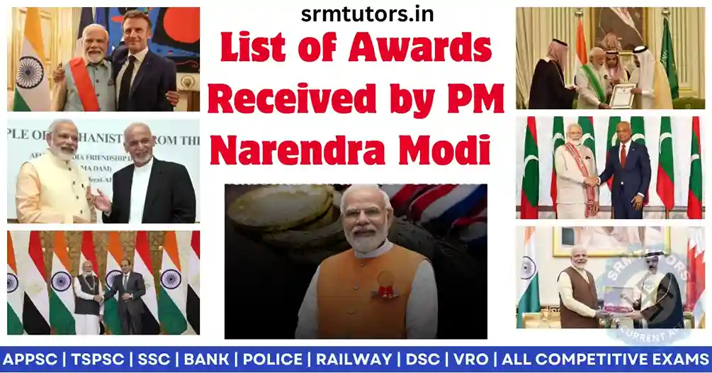 List of Awards Received by Narendra Modi PM Modi Received Awards List ...