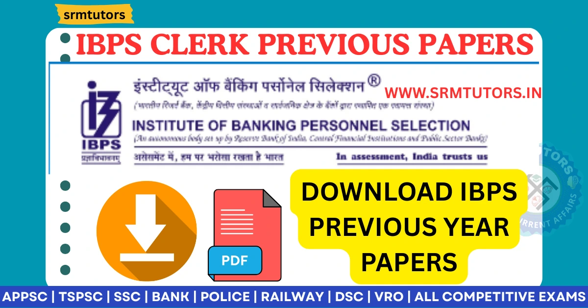 IBPS Clerk Previous Year Question Papers PDF with Solution: Download ...